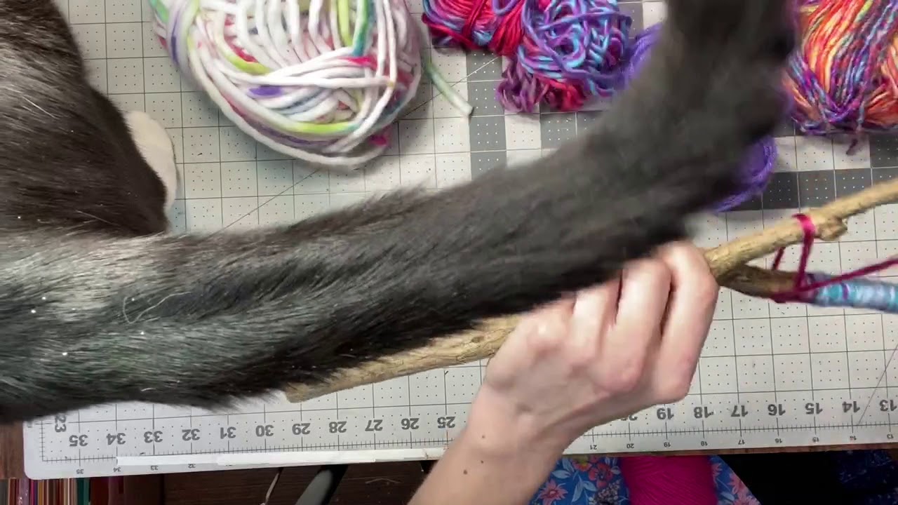 Ms. Katie's Yarn Wrapping Sticks - YouTube