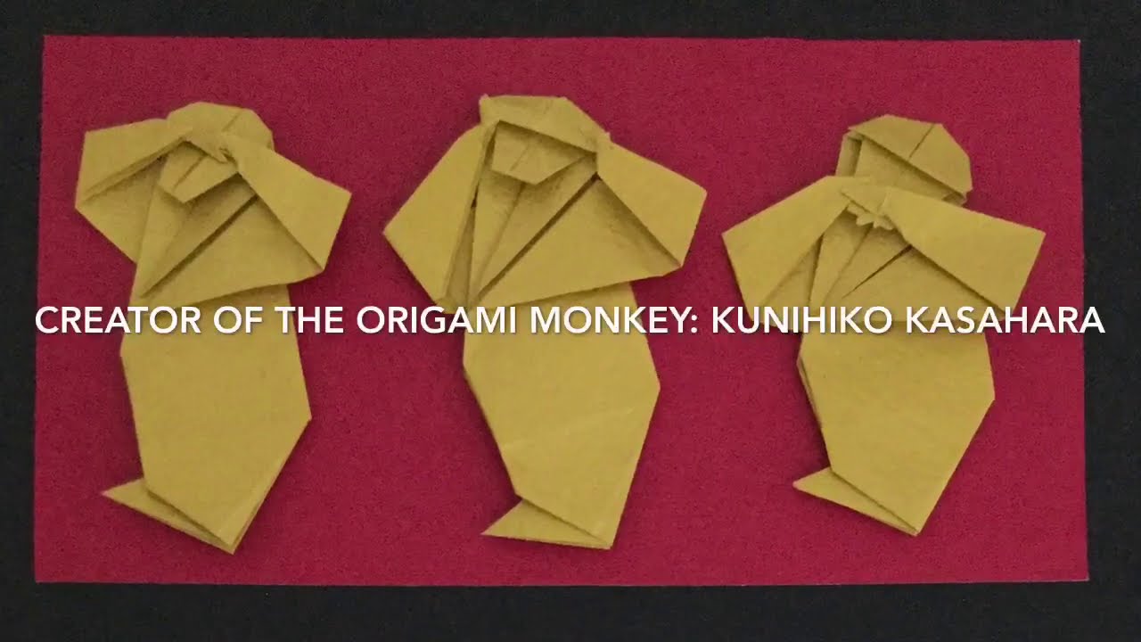 Origami Three Wise Monkeys - YouTube