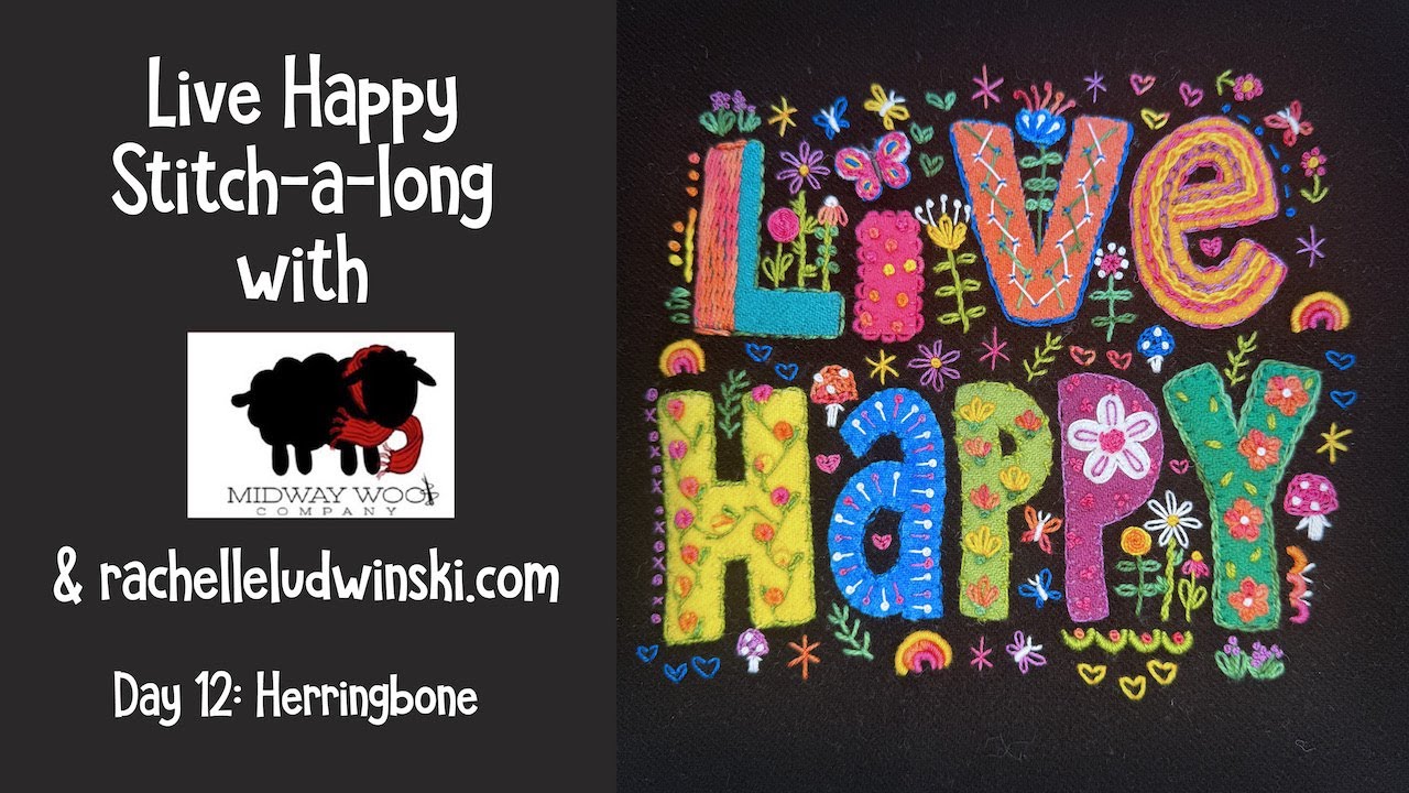 Live Happy Day 12 Herringbone - YouTube