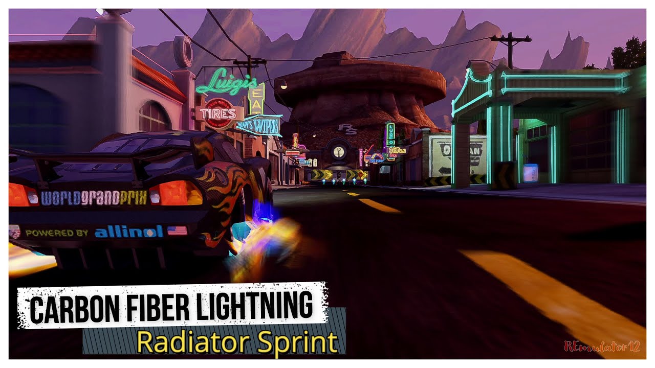 Cars 2 The Video Game | Carbon Fiber Lightning - Battle Race | Radiator ...