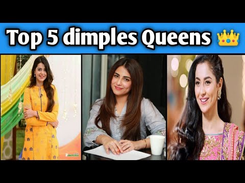 Top 5 Pakistani dimples Queens 👑 | Pakistani actresses | top 5 with ...