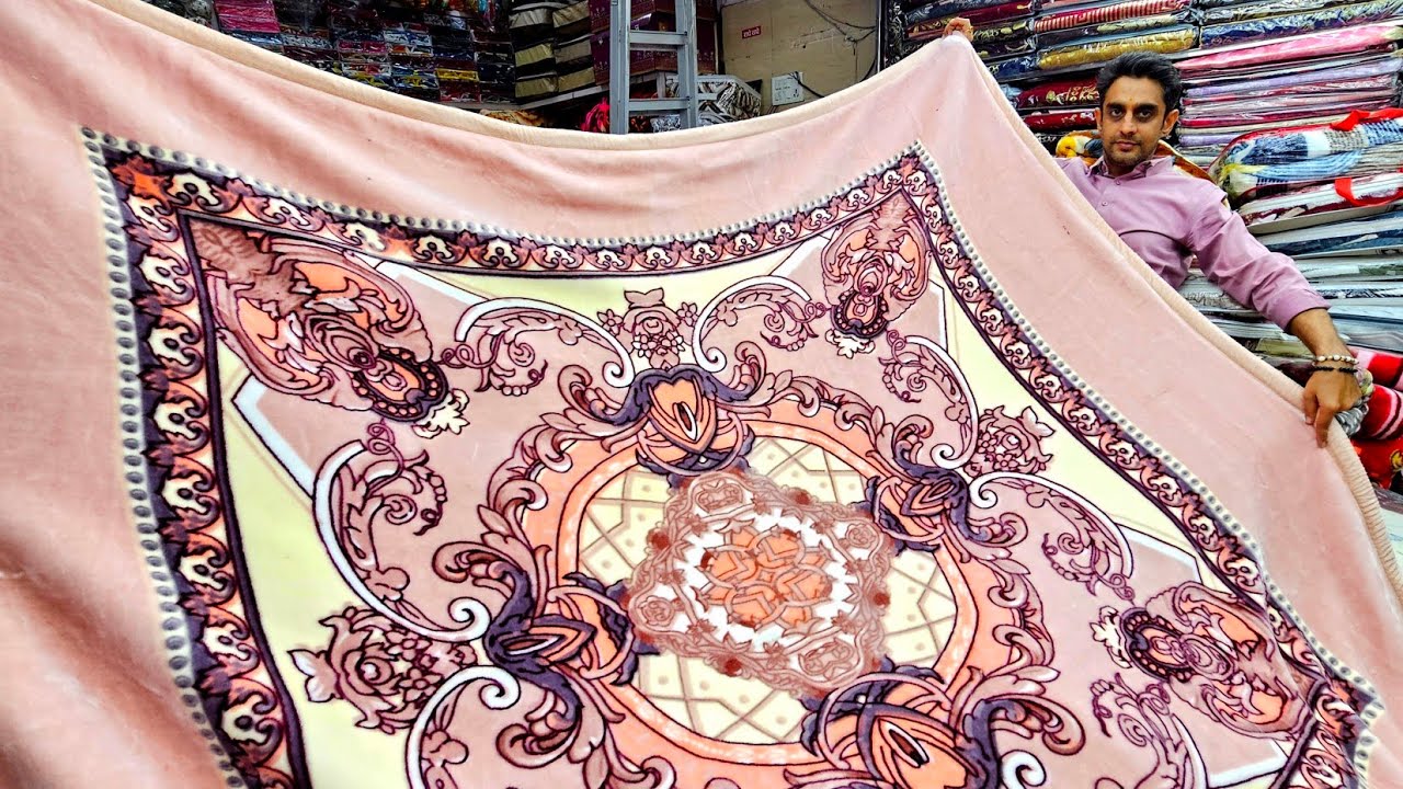 Premium Blanket Rajai 💥 Retail kambal blanket market in delhi chandni ...