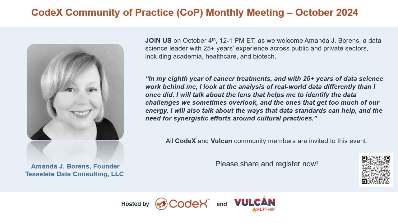 CodeX Community of Practice - Amanda J Borens - 2024 October 4 - YouTube