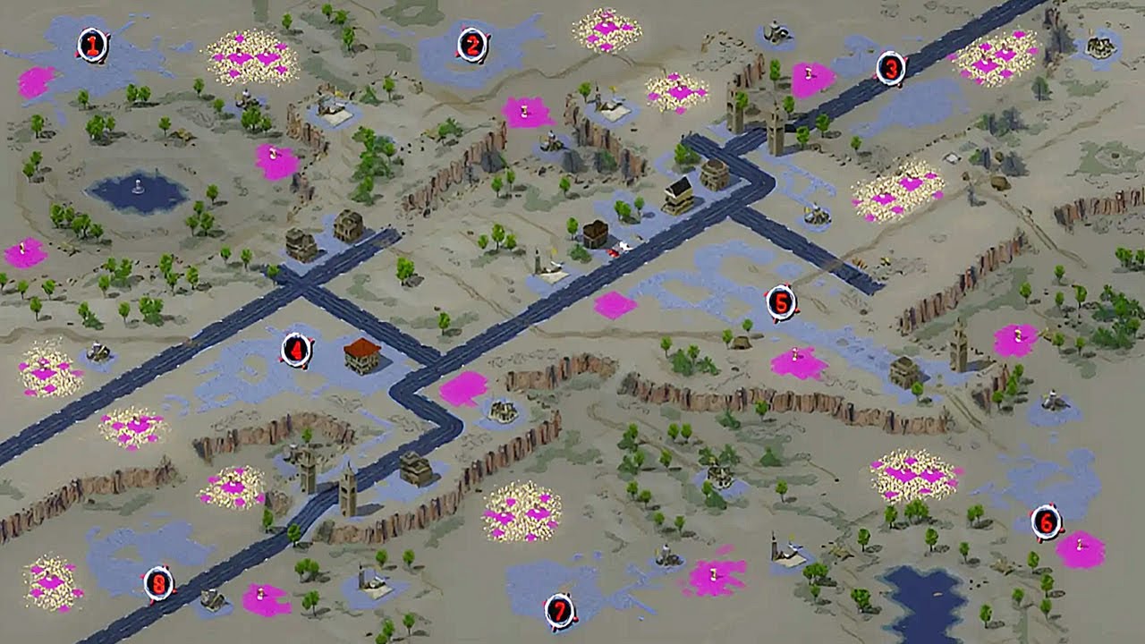 Red Alert 2: World Cup Finals Offline | 7v1 | Random -VS- Germany ...