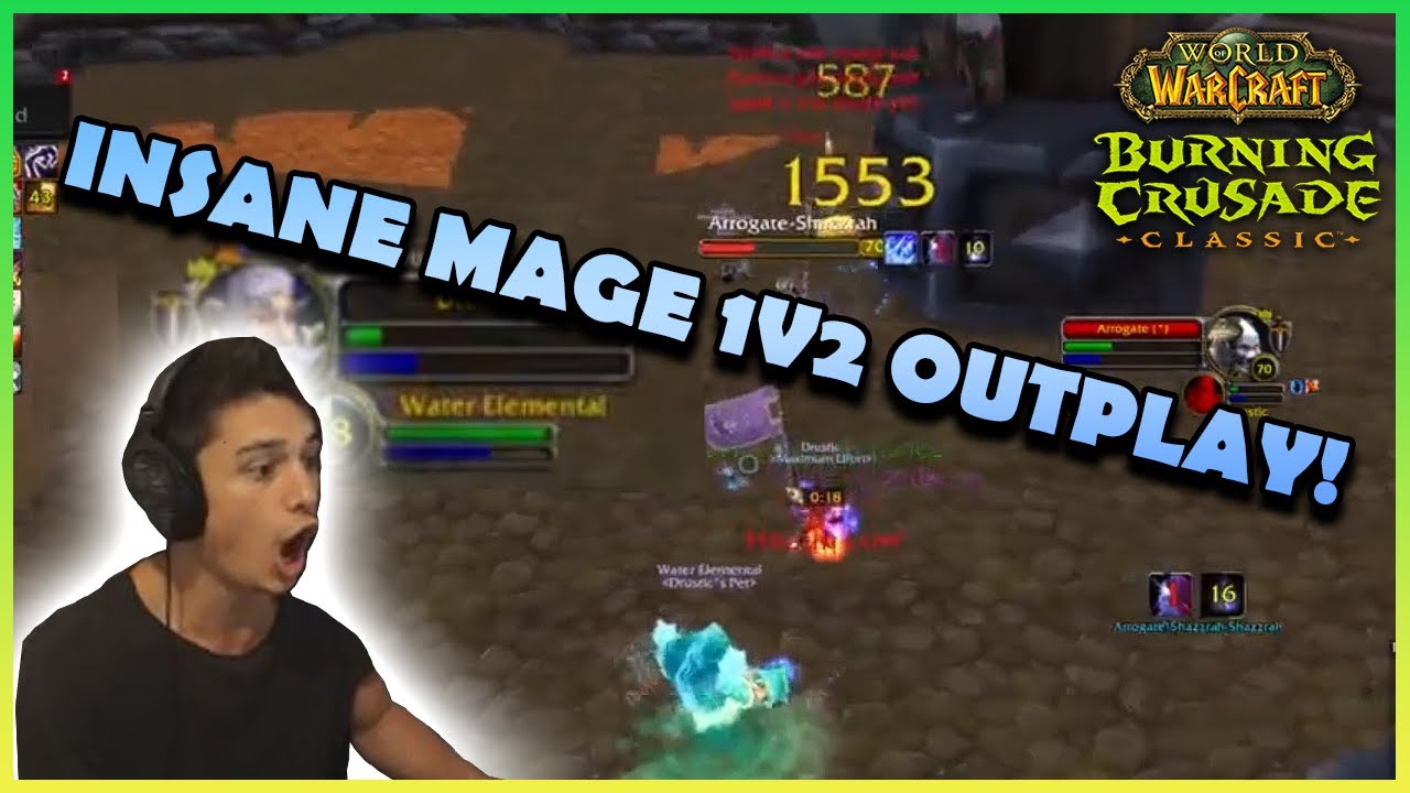 INSANE MAGE 1V2 OUTPLAY! | Daily Classic WoW Highlights #81 | - YouTube