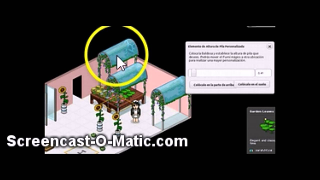Tutorial habbo: Decoraciones para tu jardin/patio 🍉🍓 - YouTube