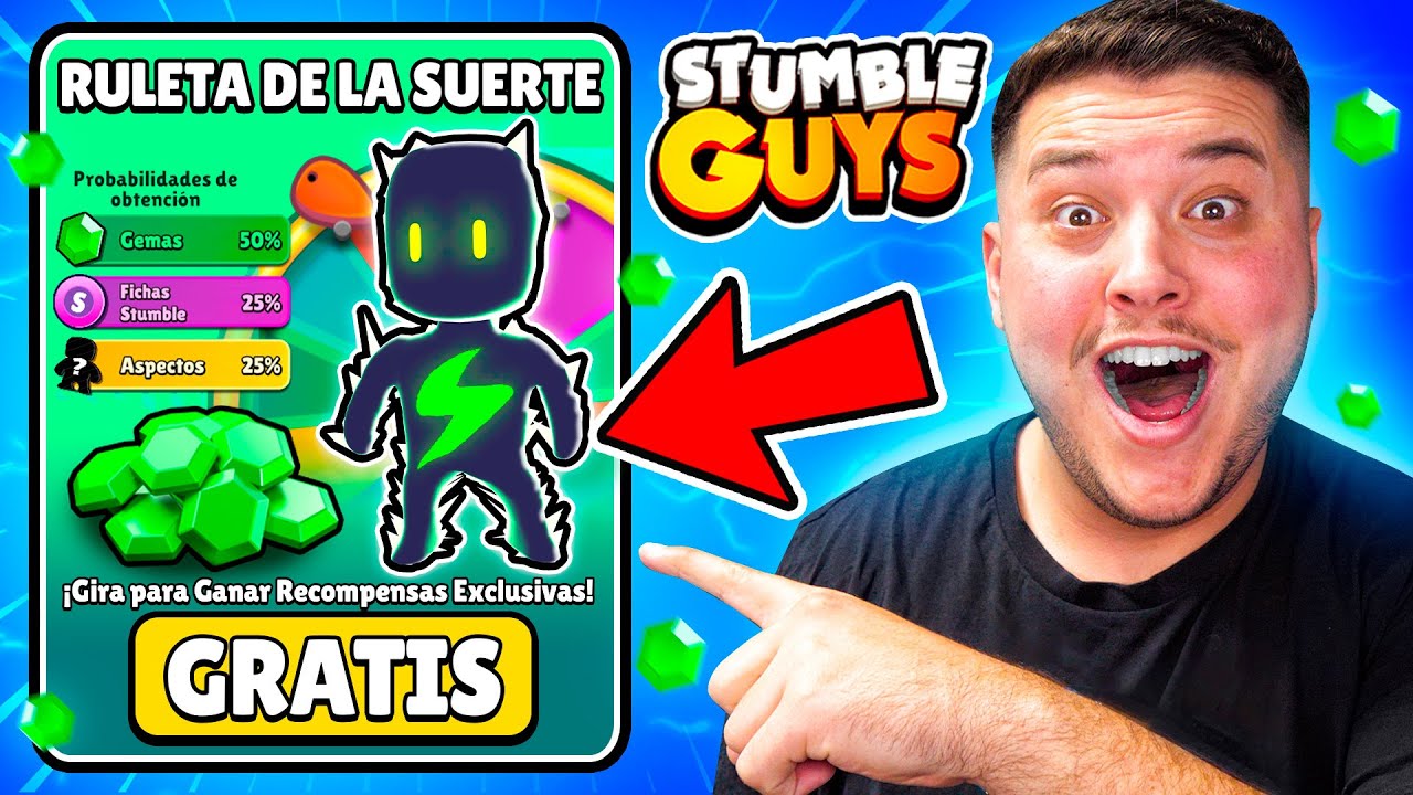 NUEVA RULETA ESPECIAL GRATIS en STUMBLE GUYS para TODOS!! - YouTube