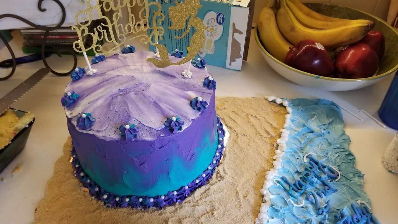 Mermaid Cake Tutorial pt 1 - YouTube