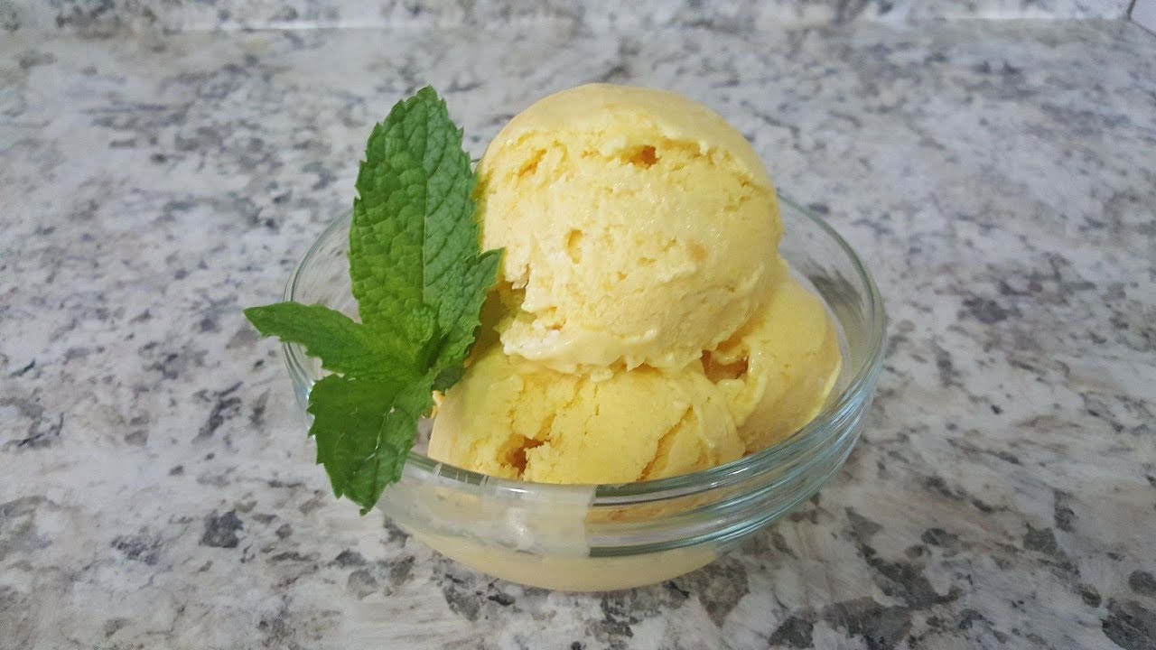 NIEVE DE MANGO, CREMOSA Y DELICIOSA!!!! - YouTube