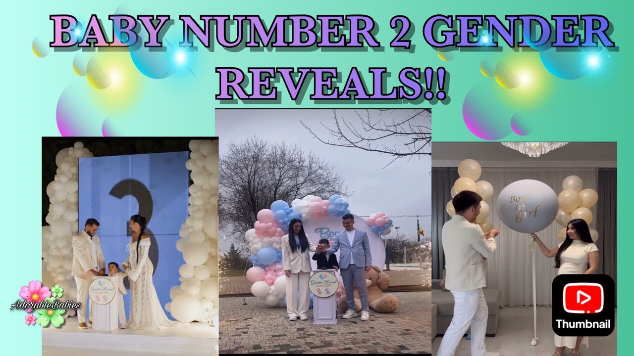 BABY NUMBER 2 GENDER REVEALS!! - YouTube