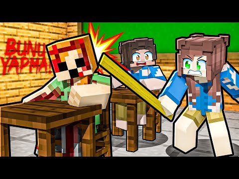 MİNECRAFT EFSANE OKULUNDA NELER OLUYOR? 📚 (1 saat)