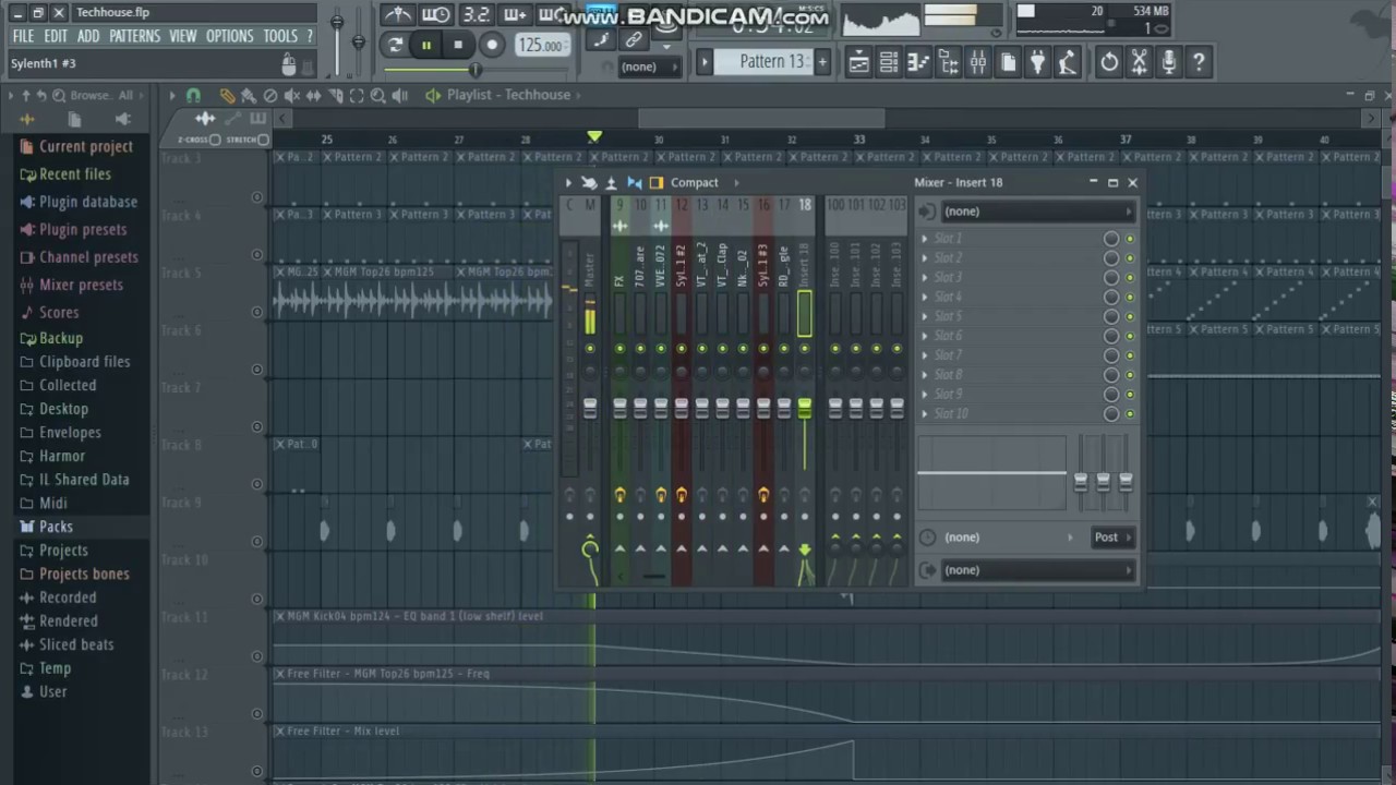 Fl studio : Tech House style Deeperfect Records, Hot Creations (Free Project) - YouTube