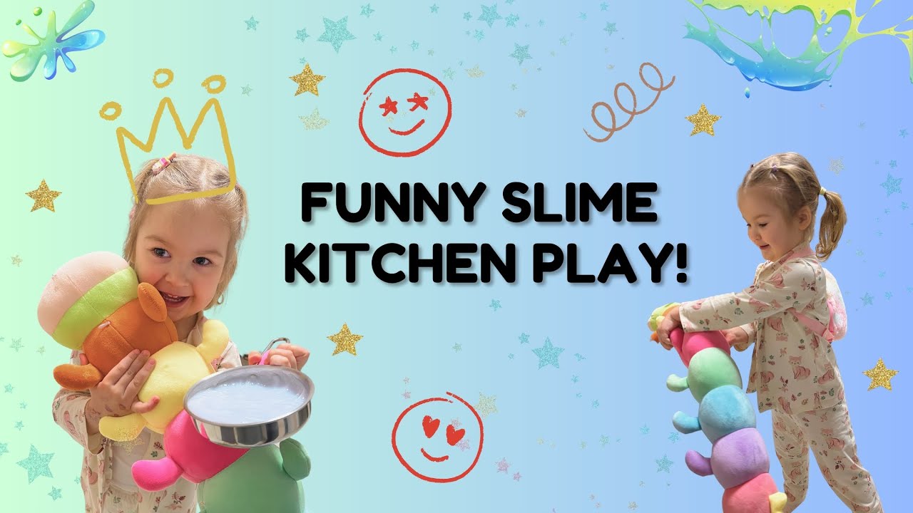 Cooking Slime! 🧁 Fun Slime Kitchen Playtime with Polina - YouTube