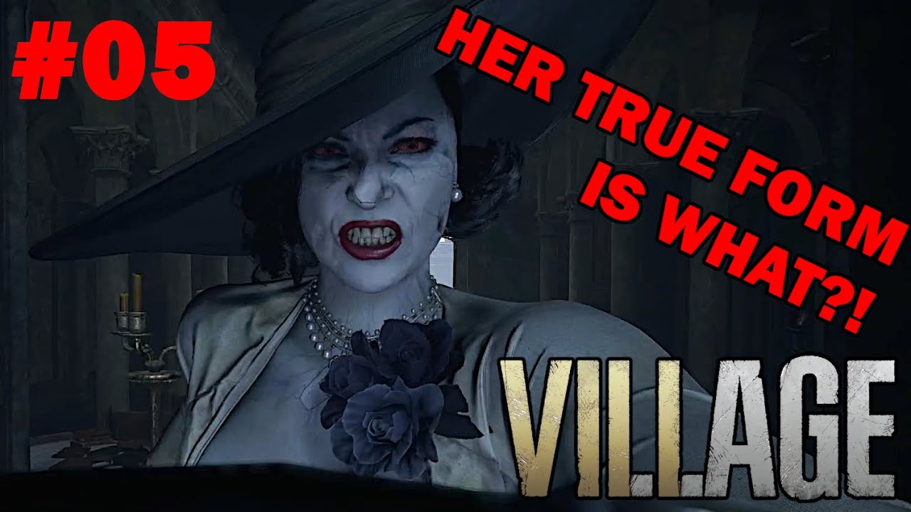 LADY DIMITRESCU BOSS FIGHT!! | Resident Evil 8 Village #05 - BAM_GM ...