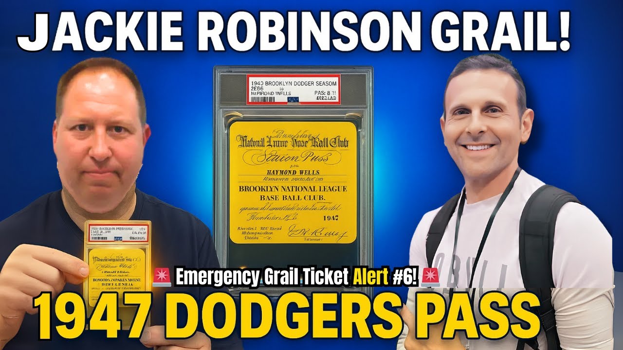 Emergency Grail Ticket Alert #6 | Rare 1947 Jackie Robinson Dodgers ...