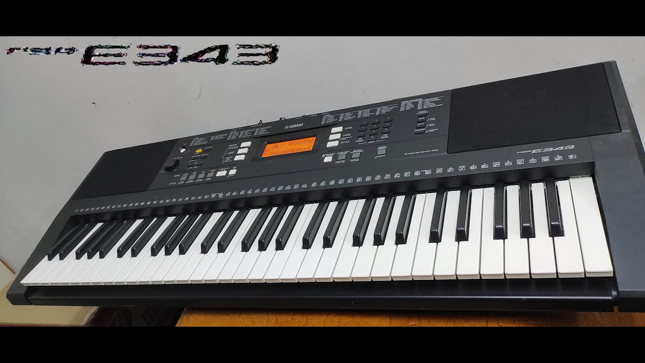 YAMAHA PSR E343 - DEMO songs - Part 2/3 - YouTube