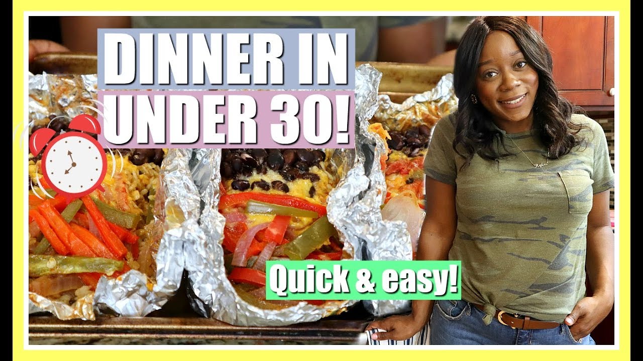 COOK WITH ME | SUPER QUICK AND EASY DINNER RECIPE | 30 MINUTE MEALS ...