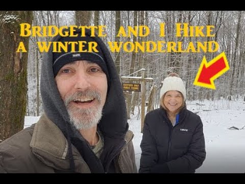 Bridgette and I Hike a Winter Wonderland - YouTube