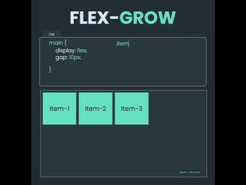 Learn Flexbox flex-grow in 19 seconds - YouTube