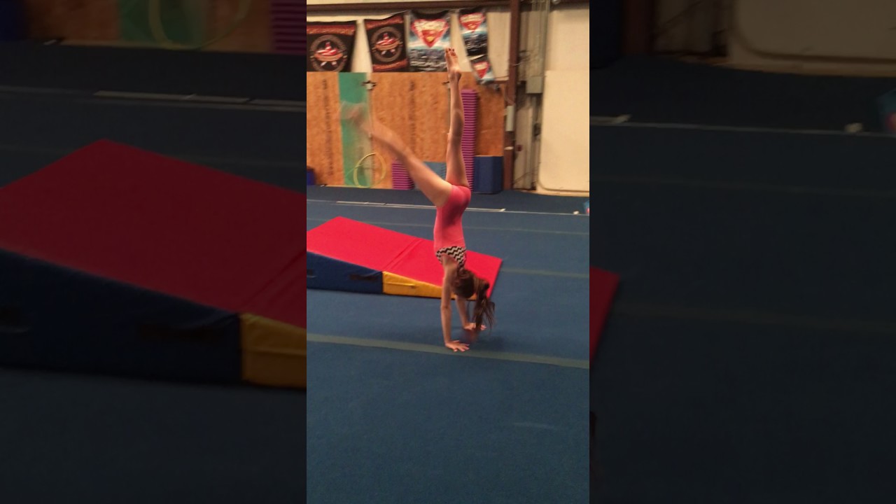 Step Kick, handstand forward roll, cartwheel - YouTube