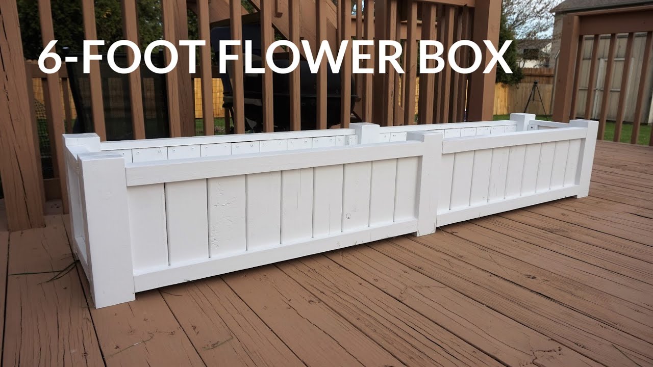 BUILDING FLOWER BOXES - YouTube