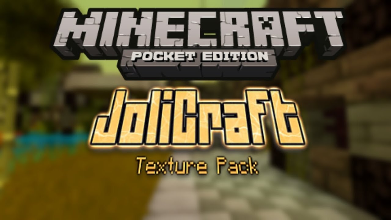 JoliCraft | Texture Pack | MCPE 0.8.1 - YouTube