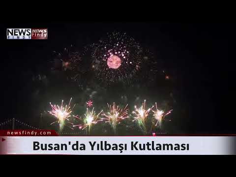 Busan'da Havai Fişek Gösterisi