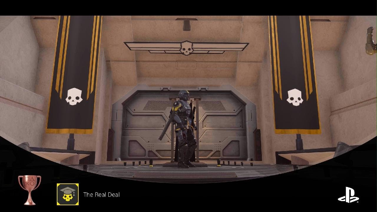 HELLDIVERS 2 The real deal trophy - YouTube