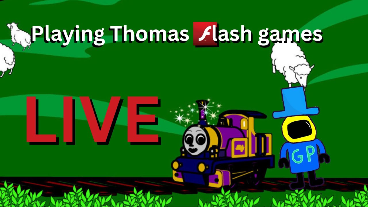 Playing Thomas Flash Games Live! - YouTube