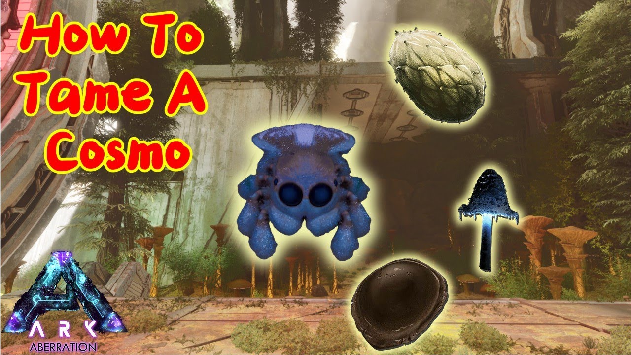How to tame a cosmo on Ark Ascended Aberration - YouTube