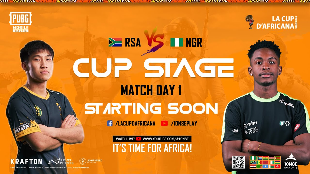 [EN] LA CUP D'AFRICANA | CUP STAGE | RSA vs NGR | MATCH DAY 1 - YouTube