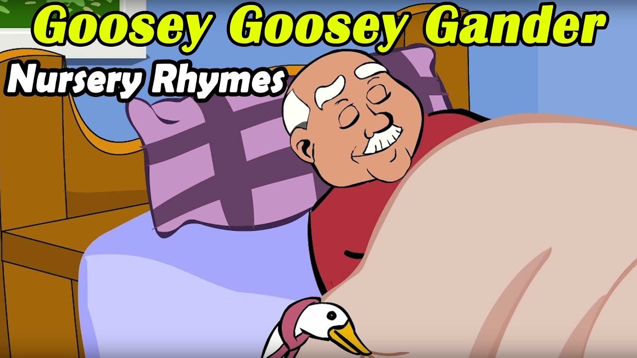 Goosey Goosey Gander | Kindergarten Nursery Rhymes | English Rhymes For ...