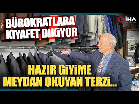 56 Yıldır Terzilik Yapan Yaşar Özayan Hazır Giyime Meydan Okuyor