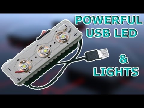 How to make a Powerful USB Led LightS | DIY POWERFUL USB LED LIGHTS ...