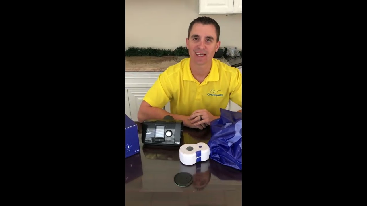 Sleep8 CPAP Cleaner on ResMed AirSense 10 CPAP - YouTube