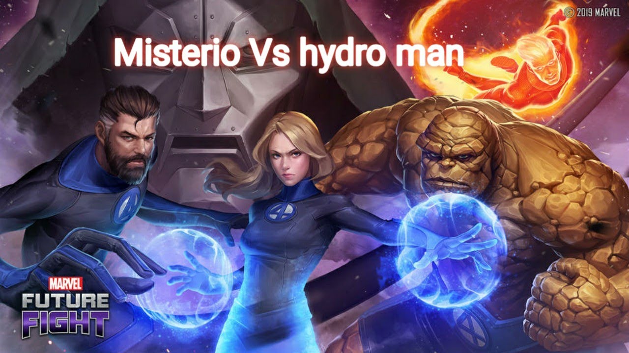 Marvel future fight gameplay./Mysterio Vs hydro man - YouTube