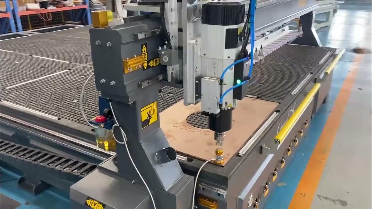 how to change tools in LNC controller for atc cnc router? - YouTube