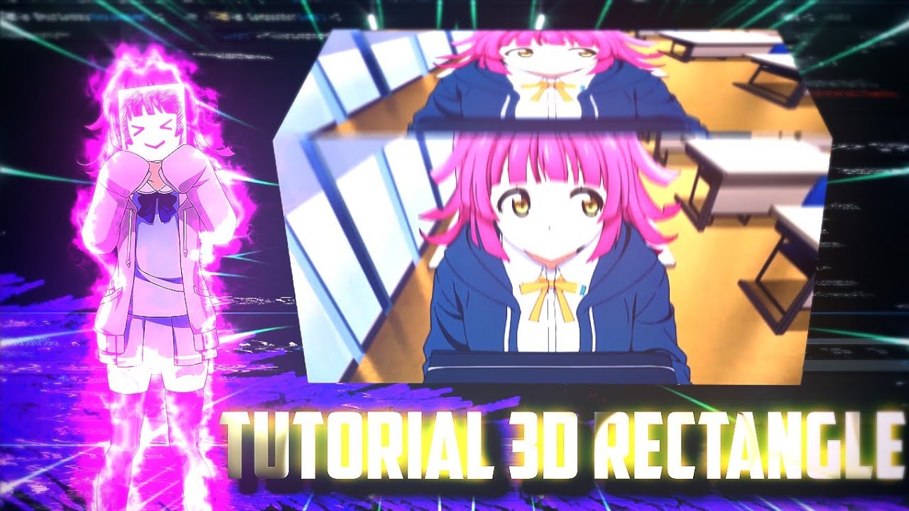 3D Cube Rectangle AMV After Effect (1920x1080) l Cara 3D Cube Rectangle Di After Effect - YouTube