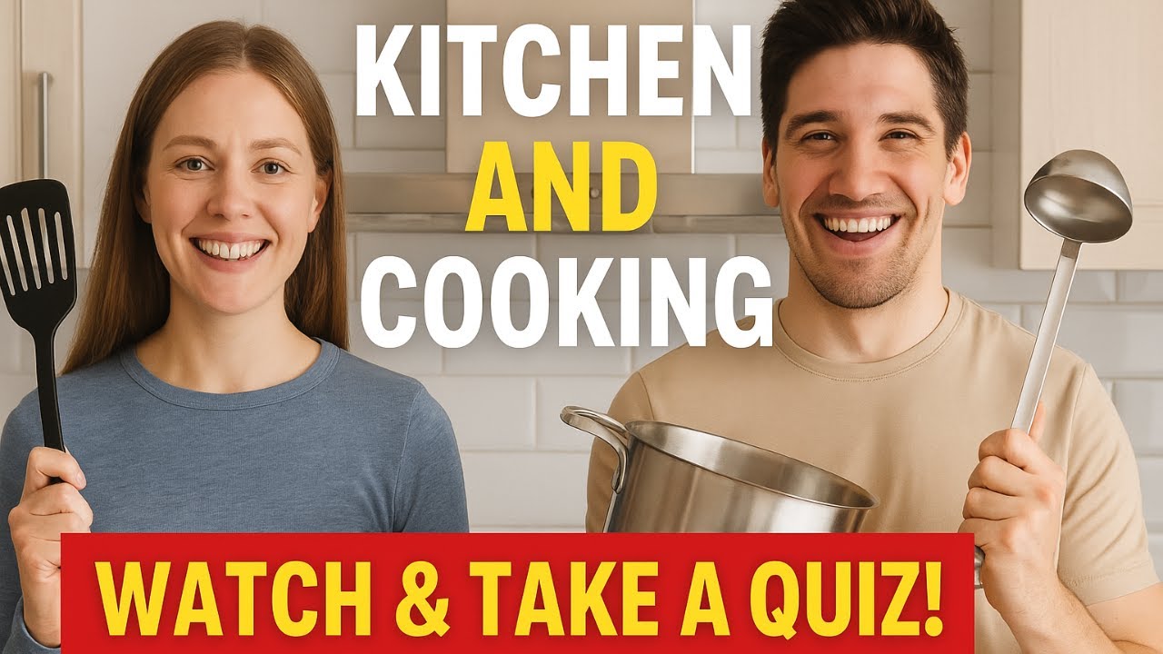 Kitchen & Cooking Words You Need to Know in English! - YouTube