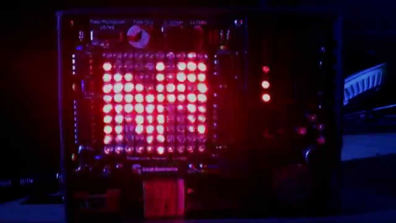 Homemade LED Oscilloscope and VU Meter - YouTube