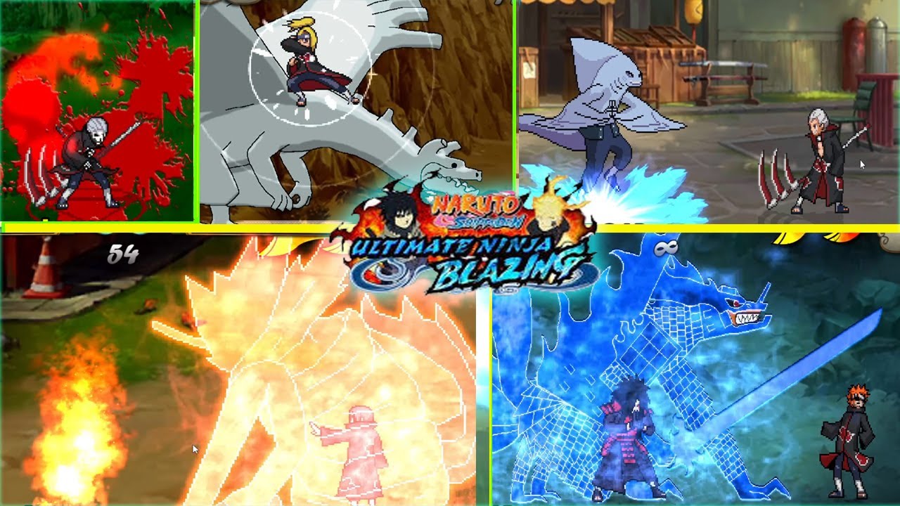 Akatsuki All Ultimate Jutsu & Epic attacks -Naruto Ninja Blazing 2 Game ...