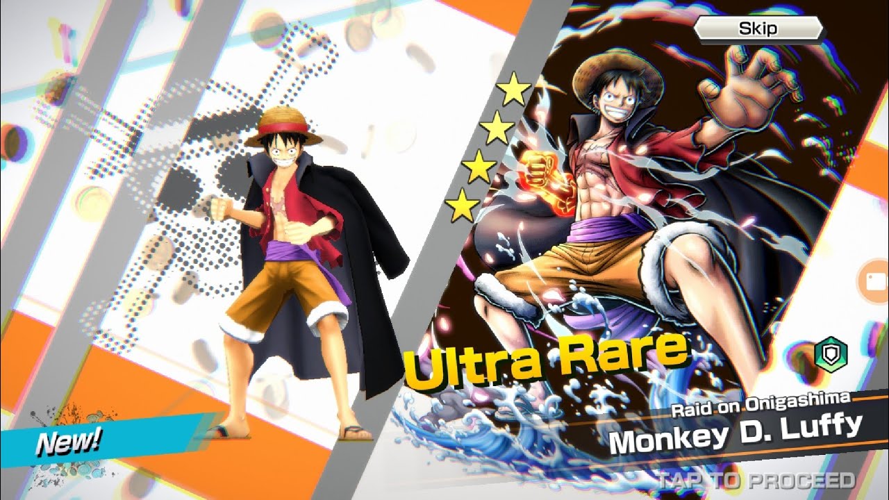 Raid on onigashima "Monkey D. Luffy" gameplay. One piece bounty rush ...