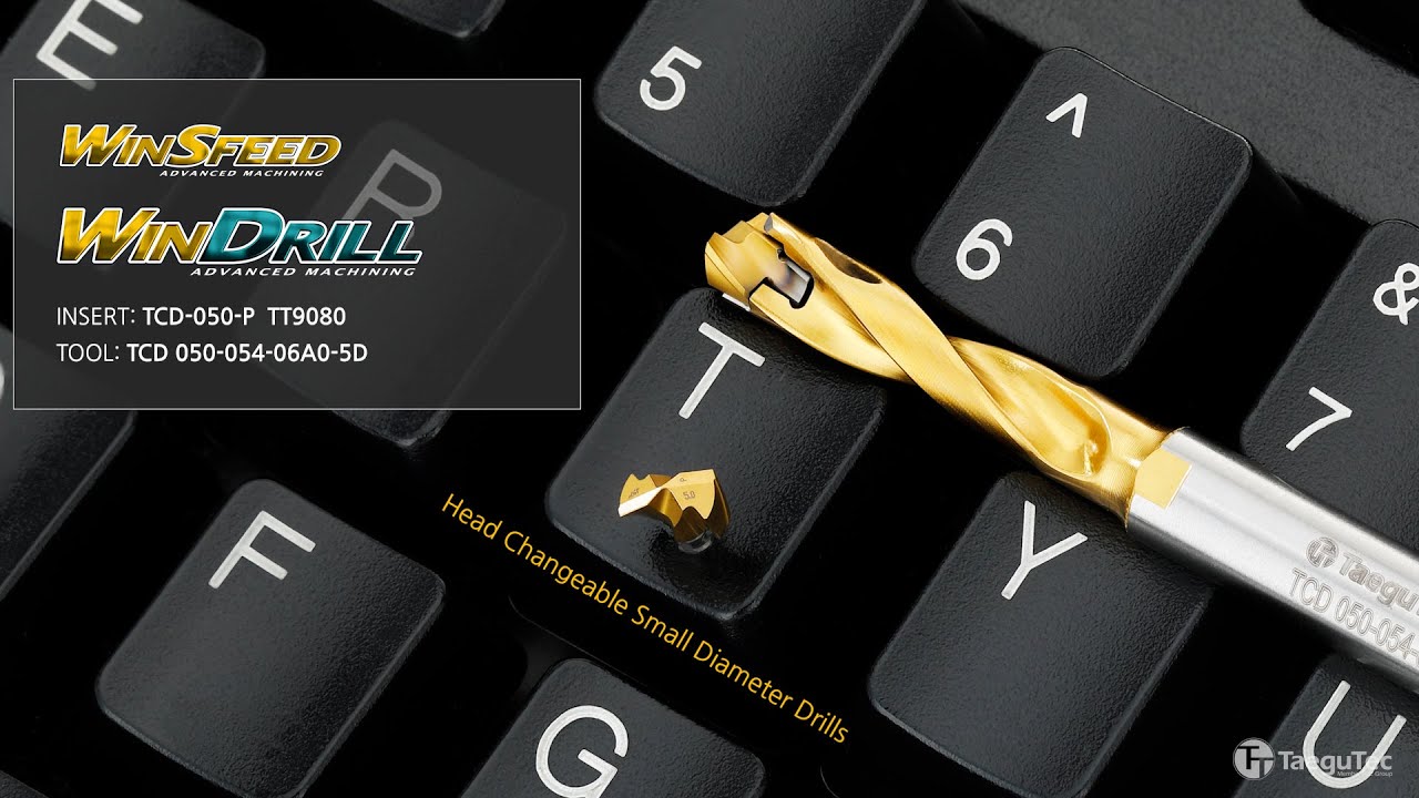 Head Changeable Small Diameter Drills: WIN-DRILL (TCD) - YouTube