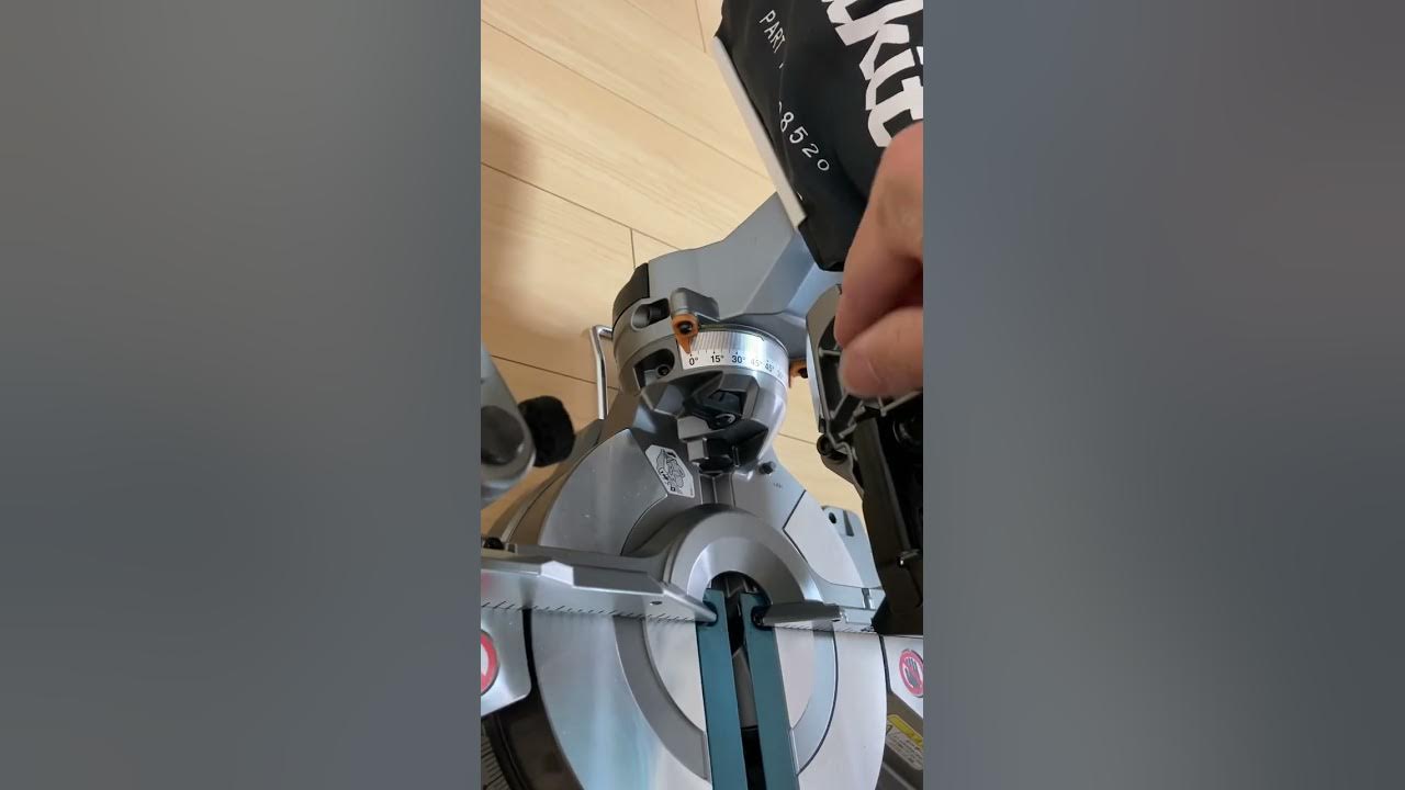 マキタスライドマルノコLS009GZ ついに購入 使って見た - YouTube