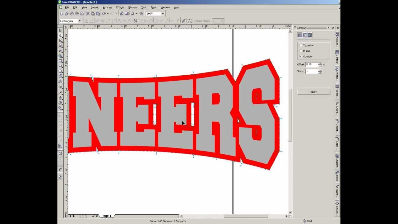 CorelDraw Envelope Effect For Text YouTube CorelDraw Envelope Effect For Text YouTube