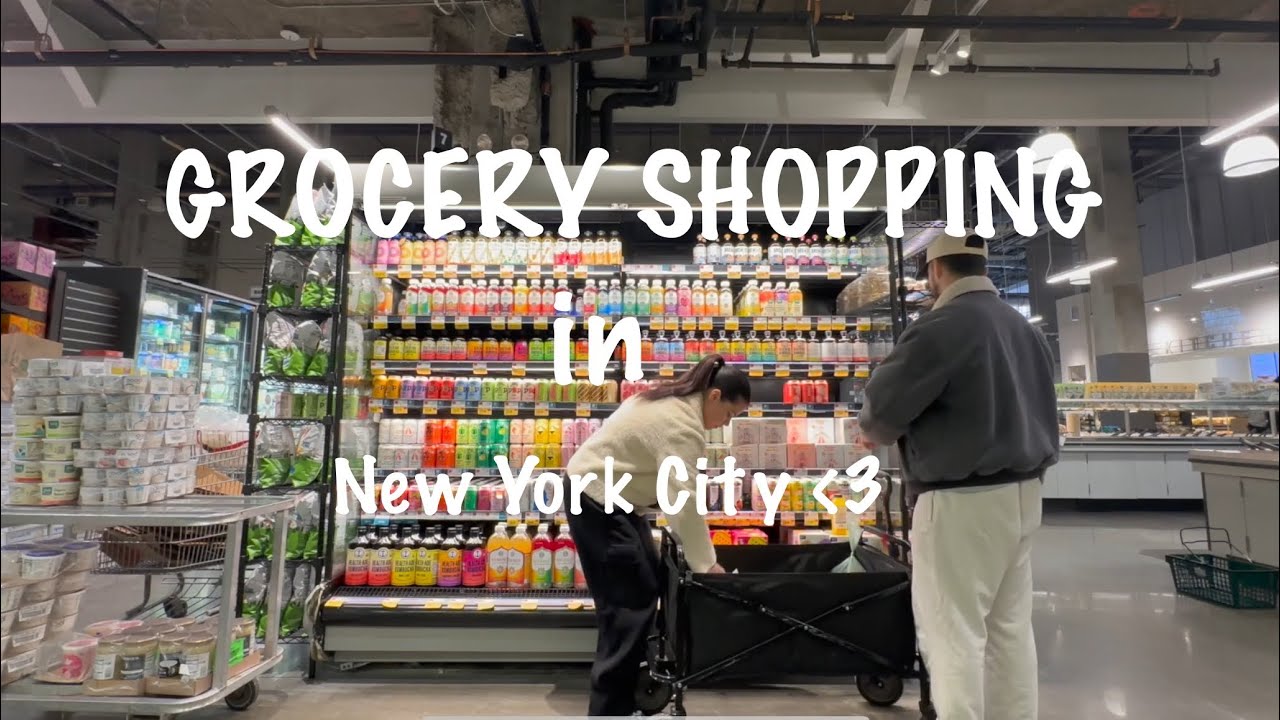 grocery shopping on a sunday in nyc - YouTube