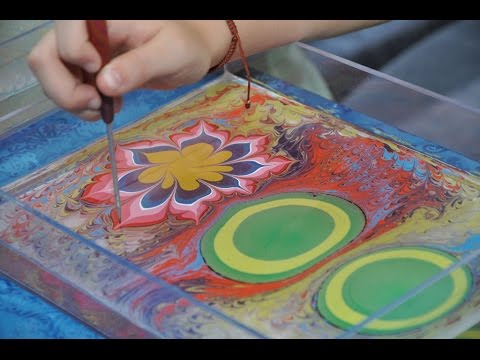АКВАРИСОВАНИЕ! РИСУНКИ НА ВОДЕ. ЭБРУ | AQUA PAINTING! - YouTube