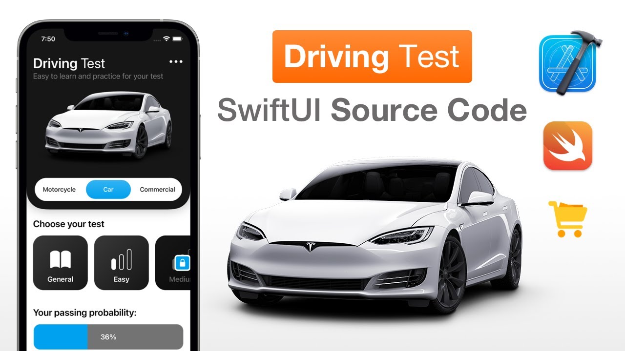 Driving Test - Exam Practice | SwiftUI MVVM Source Code | iOS App ...