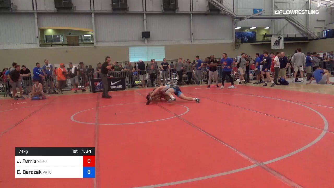 74 Kg Round Of 128 Jacob Ferris Warrior Elite Vs Evan Barczak PRTC ...