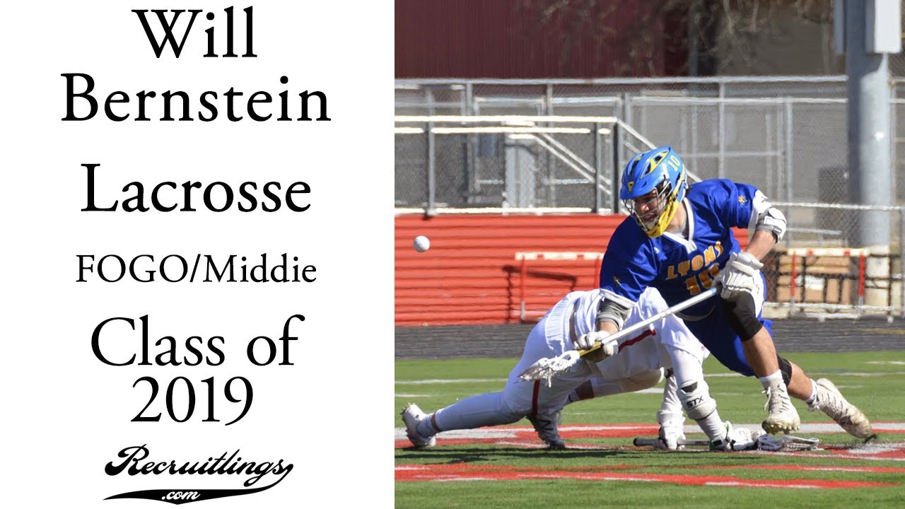 Will Bernstein Lacrosse FOGO Midfielder | Class of 2019 | Spring 2018 ...